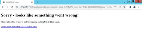 Connect To Local Deployment Knime Hub Failed Knime Business Hub Knime Community Forum