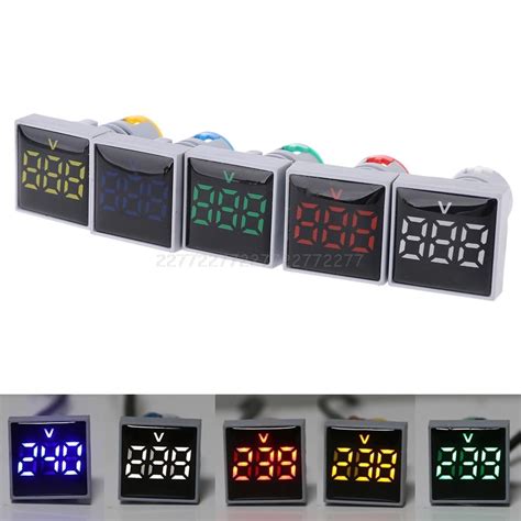 Ac 20 500v Voltage Indicator Light Voltmeter Led A Vicedeal