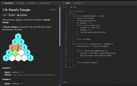 Day21 Dsa Striversheet Pascaltriangle Ncr Combinatorics