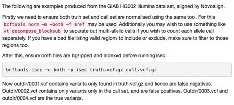 Comparing Two Vcf Files Using Bcftools Lost In Replications