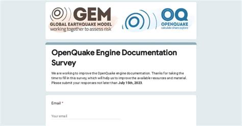 Eucentre On Linkedin Openquake Engine Documentation Survey