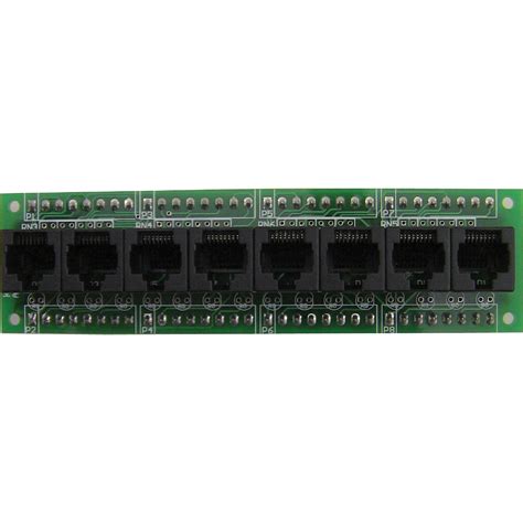 Alzatex Ktpp8a0 Patch Panel Block With 8 Rj45 Ports Ktpp8a0 Bandh