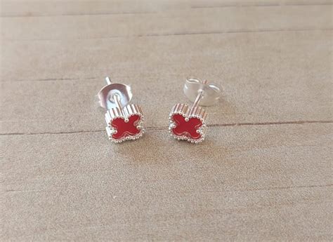 Aro De Acero Blanco Van Cleef 7 Mm Color Rojo Zona Once Distribuidora