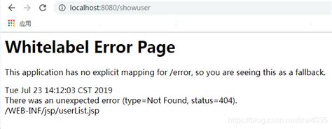 Springboot 关于jsp报 Path With Web Inf Or Meta Inf Web Infjspindex