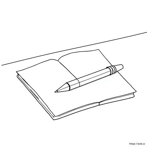Dibujo De Un Lápiz Para Colorear