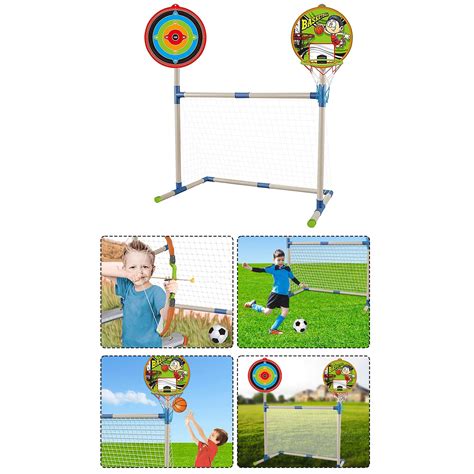 Set Jocuri Sportive 3 In 1 Stator Shield Bow Goal Arrows Basketalwka
