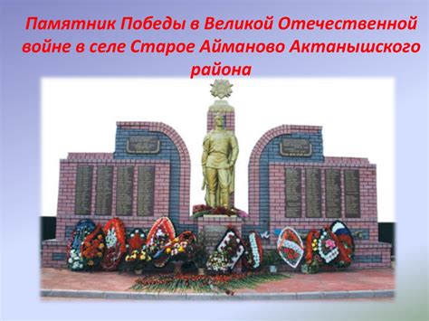 Памятники воинам Великой Отечественной войны в Республике Татарстан Online Presentation