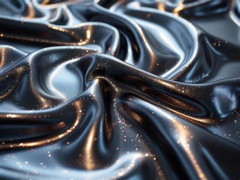 Abstract Metallic Texture With Light Effects Premium Ai Generated Image