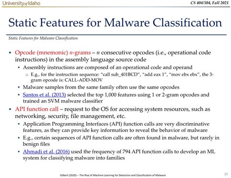 PPT - Lecture_10_AML_in_Malware_Detection PowerPoint Presentation, free download - ID:11462083