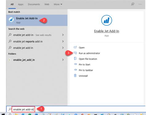 enable or disable the jet excel add in jet