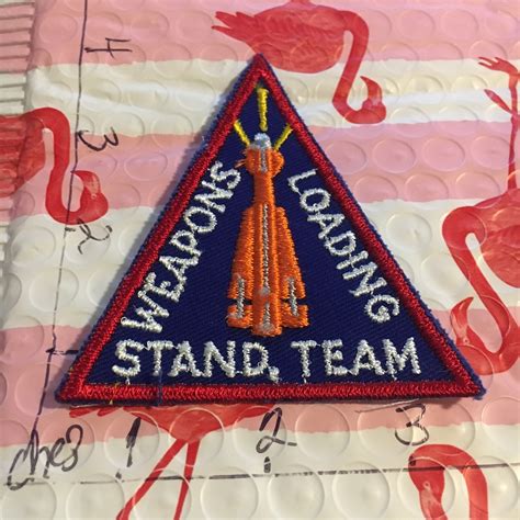 Vintage Usaf Aim 4 Weapons Loading Standardization Team Patch 1224の
