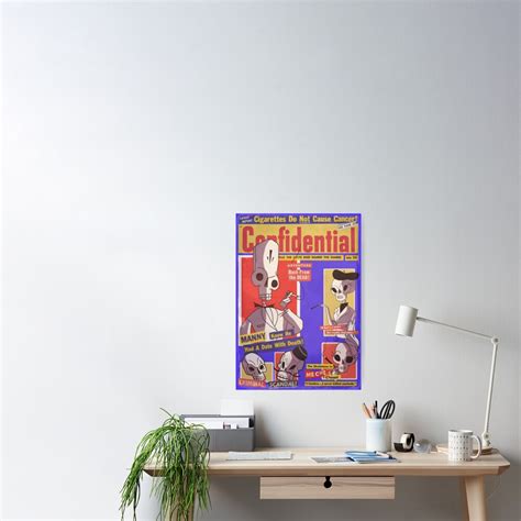 Confidential Magazine Cover Poster For Sale By Captainlucky Redbubble