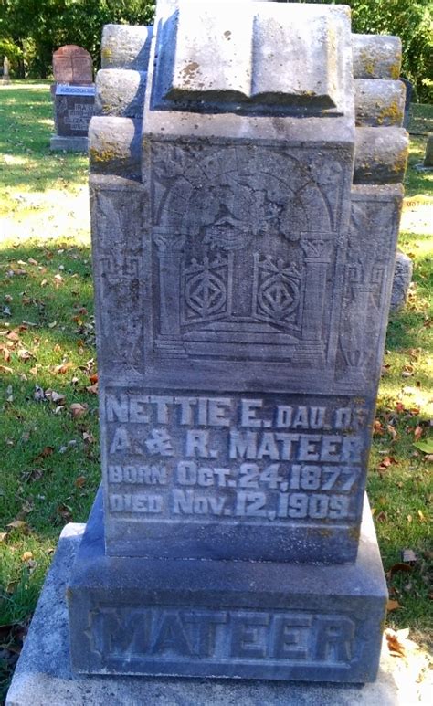 Nettie E Mateer 1877 1909 Find A Grave Memorial