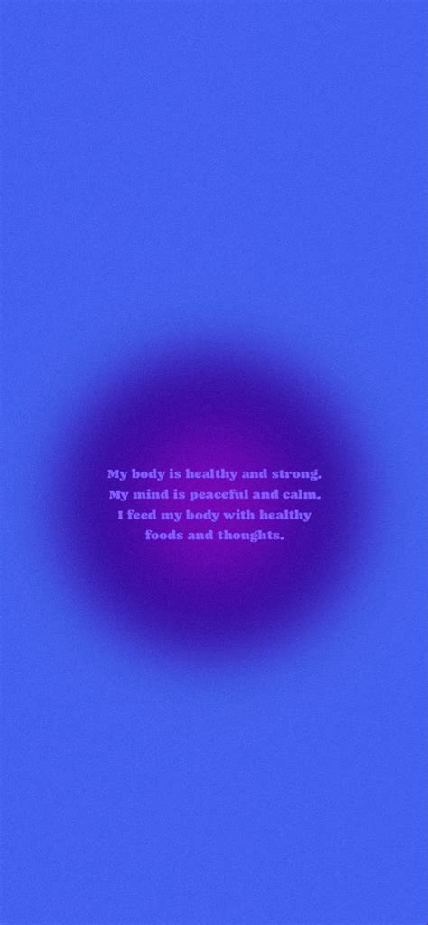 Blue Aura Wallpaper 🫐 Manifestation Quotes Positive Affirmations
