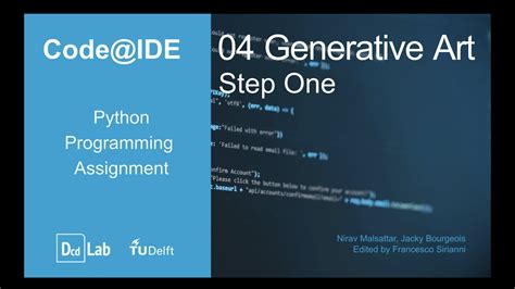 Codeide Python Programming Assignment 4 Generative Art Step 1 Youtube