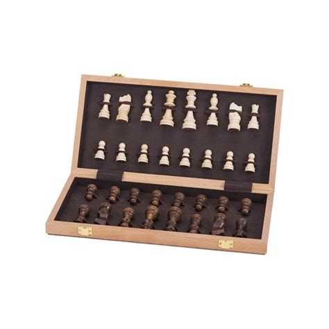 Goki Chess Set In A Wooden Hinged Case