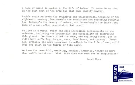 Composers Statement Sibley Music Library