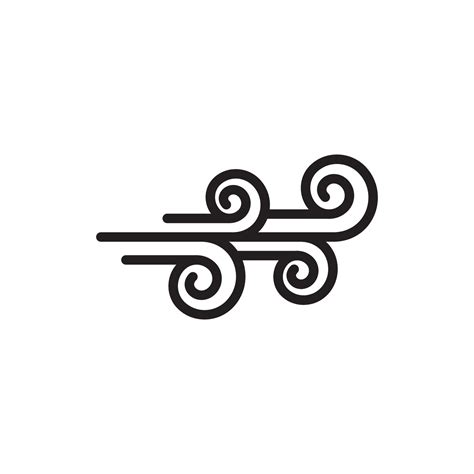 Wind Vector Icon Design Template 12984039 Vector Art At Vecteezy