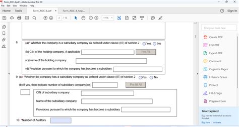 FORM AOC 4 GUIDANCE FOR ANNUAL FILING FORM AOC 4