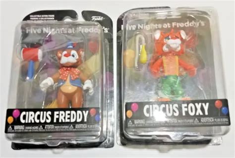 Five Nights At Freddys Circus Foxy Freddie Fnaf Funko Figures New Ukeu