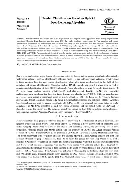 Pdf Gender Classification Based On Hybrid Deep Learning Algorithm