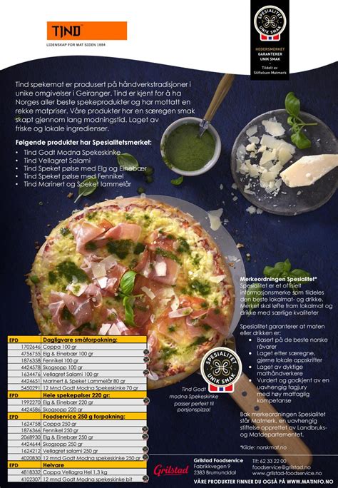 Grilstad Unik Smak Tind 2020 By Knif Innkjøp As Issuu