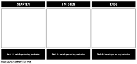 Bme Skabelon Storyboard By Da Examples