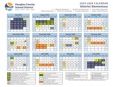 Douglas County School District Nv Calendar 25 26 Revised [pdf] Educounty