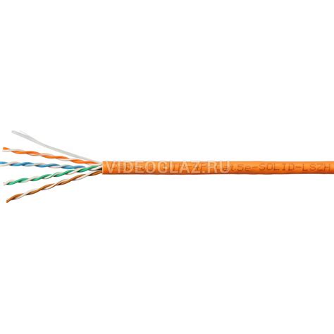 Купить Cabeus Utp 4p Cat 5e Solid Lszh Кабель «витая пара Lan для структурированных систем