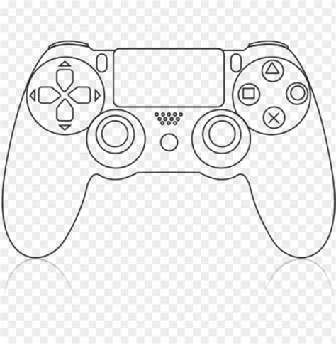 Free Download Hd Png Drawn Controller Ps1 Ps4 Controller Drawing Easy