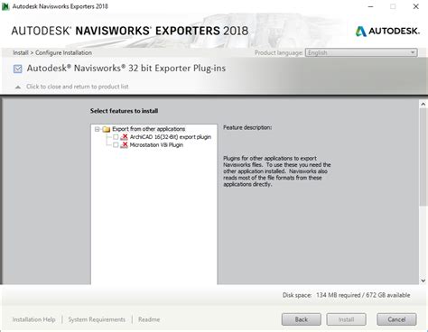 无法安装 Microstation File Exporter for Navisworks