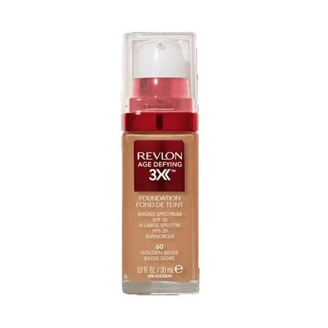 Revlon Age Defying 3x Foundation 60 Golden Beige Glow Vault