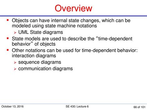 se 430 object oriented modeling ppt download