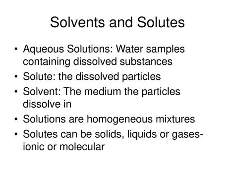 Water and Aqueous Systems - ppt download