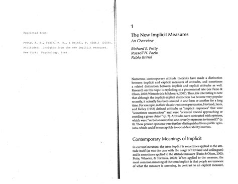 pdf the new implicit measures an overview