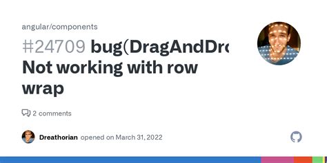 Bugdraganddrop Not Working With Row Wrap · Issue 24709 · Angular