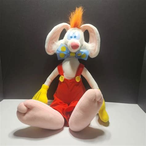 Vtg 1988 Playskool Disney Who Framed Roger Rabbit Plush Stuffed Toy