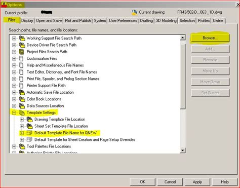 Setting Default Template Which Is Loaded Upon Launch AutoCAD General AutoCAD Forums