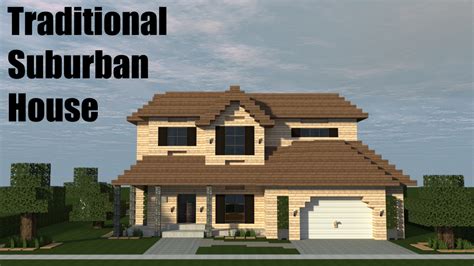 Minecraft Suburban House Blueprints