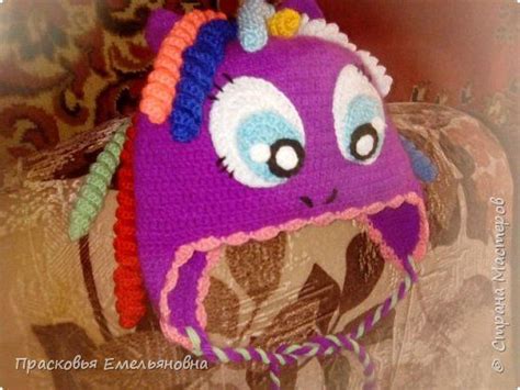 Как то попросила любимая внучка связать ей шапочку с глазками фото 4 Crochet Hats