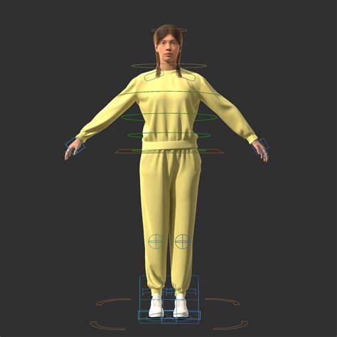 BlenderKit Download The Girl Model