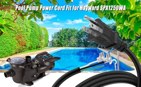Pool Pump Power Cord Fit For Hayward Spx1250wa 6 5 Feet 14