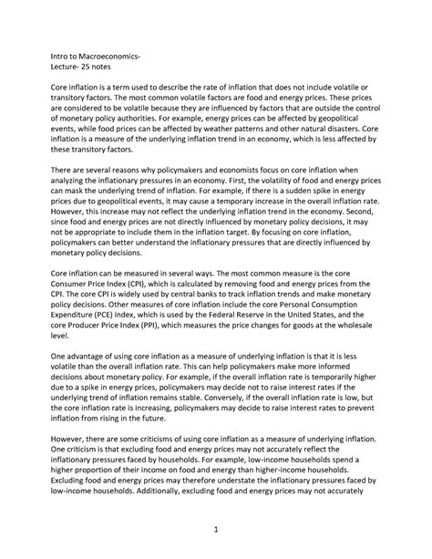intro to macroeconomics lecture 25 notes 1 intro to macroeconomics