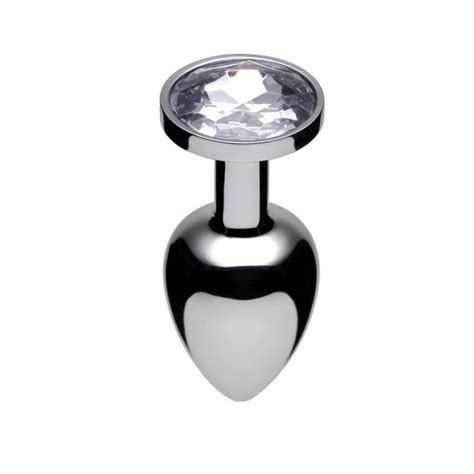 Master Series Jewel Accented Butt Plug Diamond Simply Pleasure