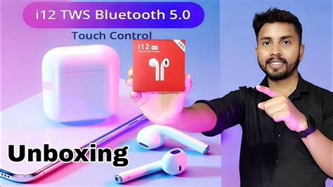 I12 Tws Touch Control Earbuds Unboxing Youtube