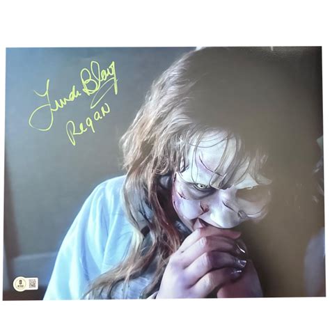 Linda Blair Autographed Photo 11x14 F Dark Parlor Originals