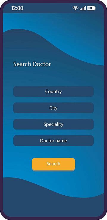 Search By Image Smartphone Interface Vector Template Cell Mobile Screen