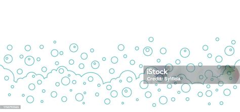 비누 거품 파란색 배경 만화 거품 윤곽 프레임 물 라인 패턴 투명 비눗물 추상 벡터 건강관리와 의술에 대한 스톡 벡터 아트 및 기타 이미지 건강관리와 의술 구름 기체