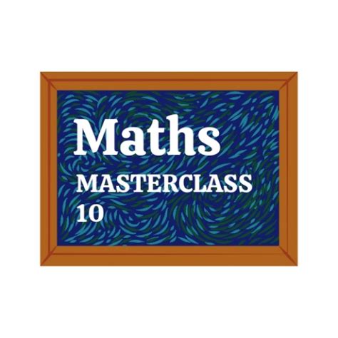 Maths Master Class10 Youtube