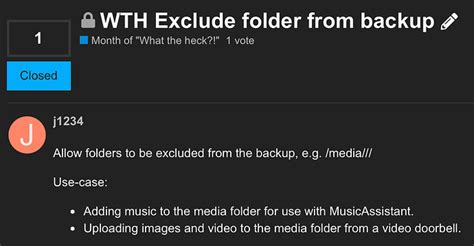 Wth Exclude Sub Folders From Backup Month Of What The Heck Home Assistant Community